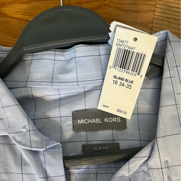 Michael Kors | Shirts | Brand New Michael Kors Mens Dress Shirt Large ...